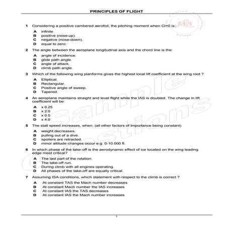 Principle of flight | PDF