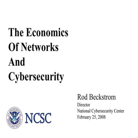 081212d Economics Of Networks | PPT