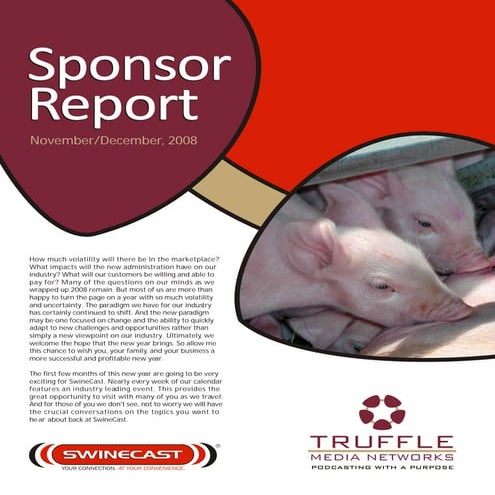 SwineCast Sponsor Report Sep Oct 2008 | PDF