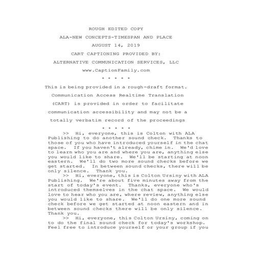 New Concepts: Timespan and Place (Transcript) | DOCX