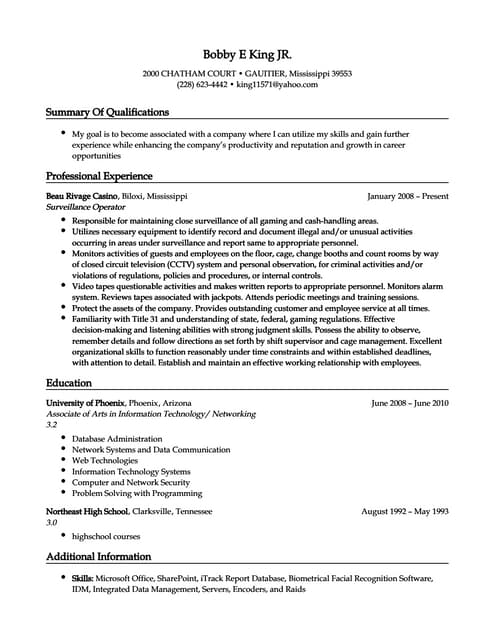 Bobby King presentations