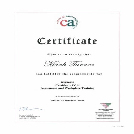 cert iv | PDF