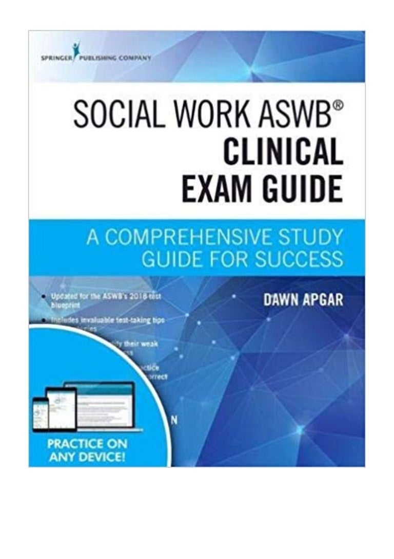 Social Work ASWB Clinical Exam Guide, Second Edition - Dawn Apgar PhD…
