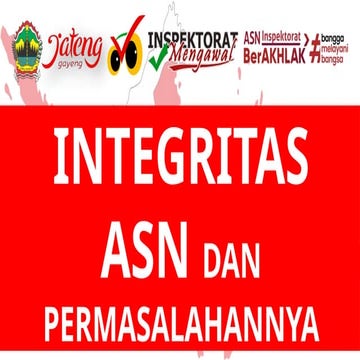 Tentang Integritas ASN dan Permasalahannya.pptx