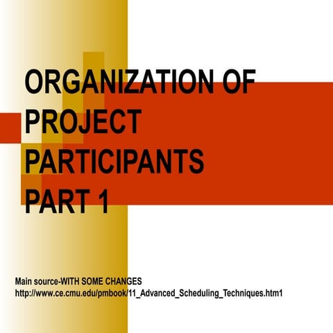 083 Organization of project participants (2) | PPT