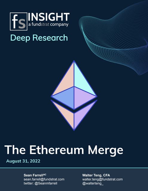 Crypto Deep Research The Ethereum Merge Pdf