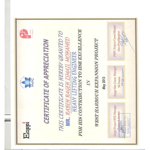 ENPPI CERTIFICATE | PDF