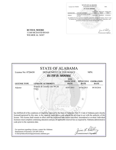 insurance certificate | PDF