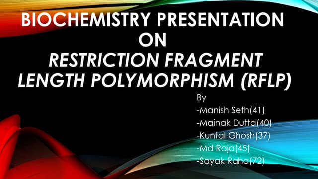 RFLP | PPTX