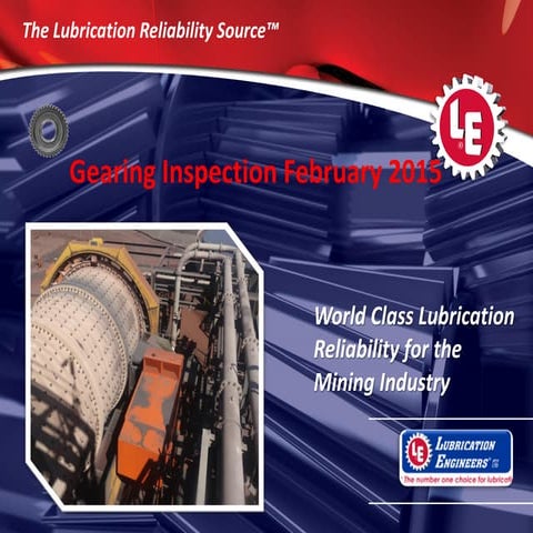Ball Mill Gearing Inspection Report | PDF