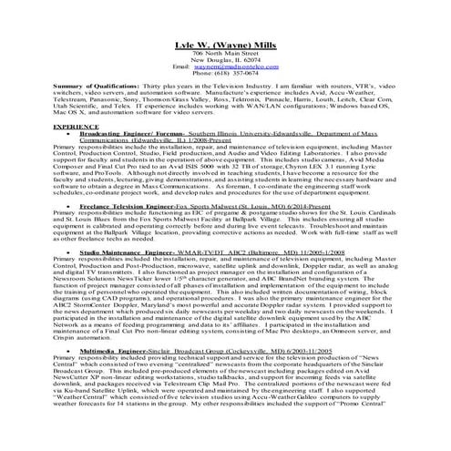 Wayne Mills Resume | DOCX