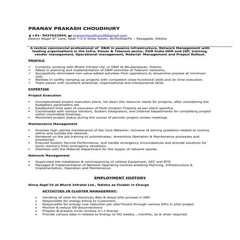 My_Resume_PPC | DOC | Civil Engineering Industry | Industries