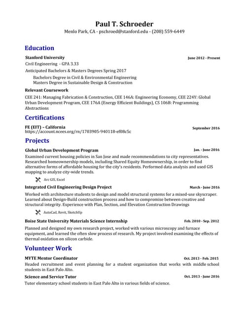 Resume | PDF