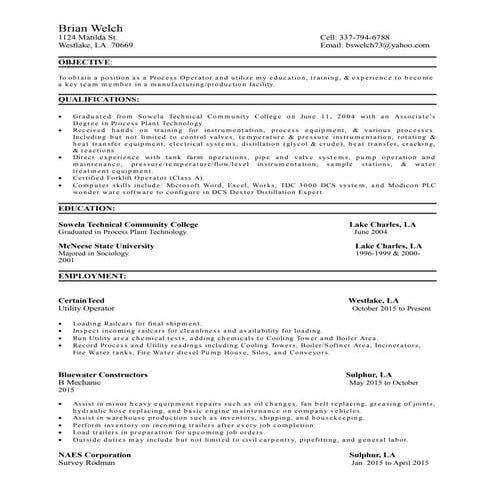 Tom Harper's resume | DOCX