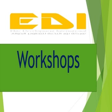EDI Workshops | PPT