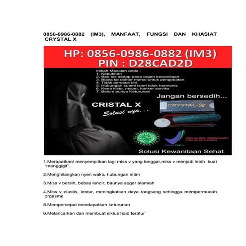0856 0986-0882 (im3), obat untuk menstruasi tidak lancar | PDF