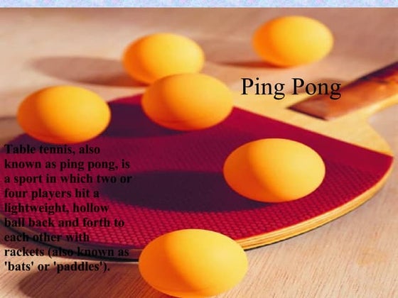 Kemahiran asas ping pong | PPTX