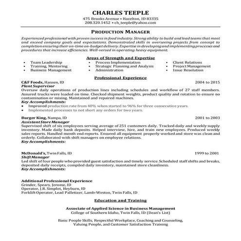 Robert Ramirez - Resume - New - Updated | DOCX