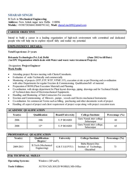 Babu resume. | PDF