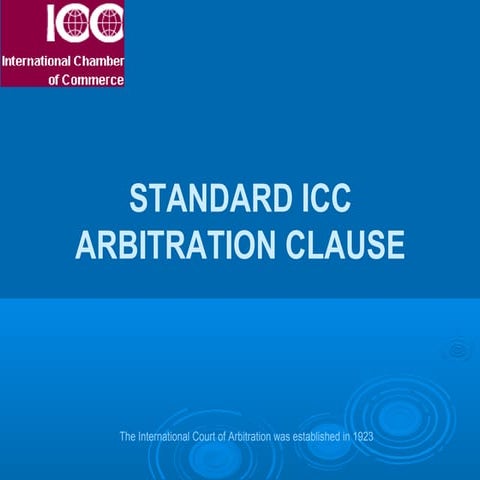 how to list arbitration clause | PPT