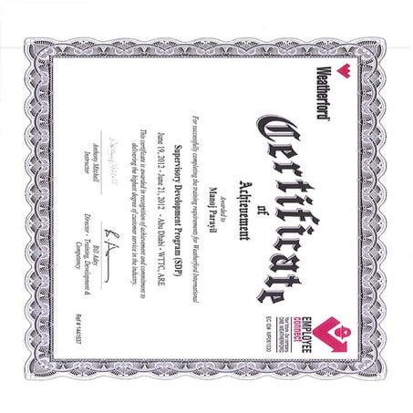 Classroom Training Certificates | PDF