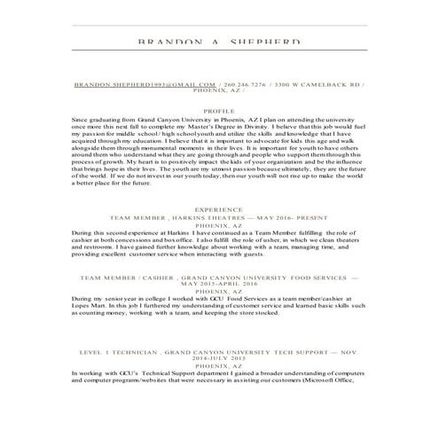 Brandon Resume | DOCX
