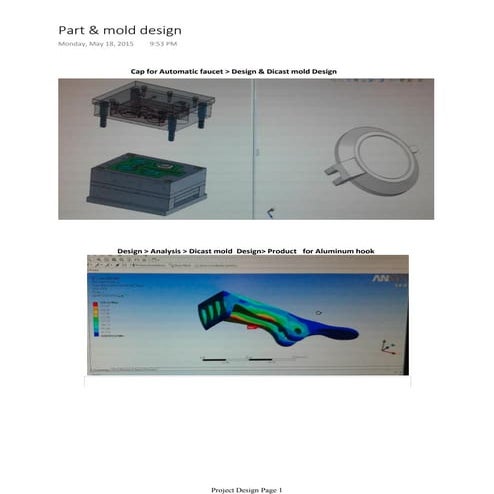 Part & mold design | PDF