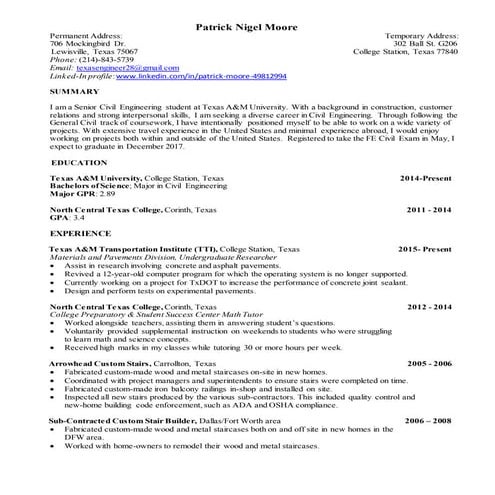 Resume | PDF