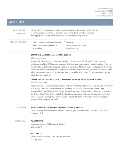 Mark Overholt Resume 3A | PDF