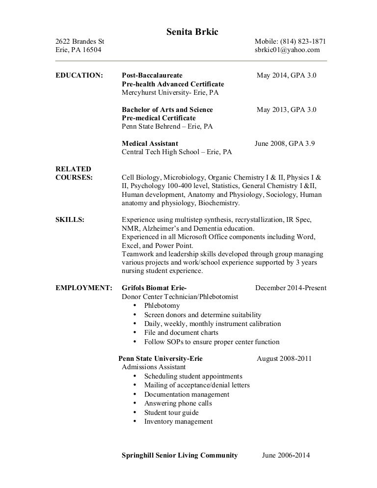 Linkedin resume sample - gragquiet
