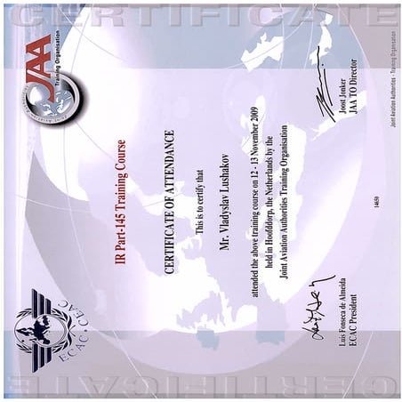 PART 145 TRAINING CERTIF 2009.11.13.PDF