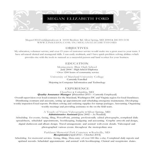 Megan | DOCX | Education