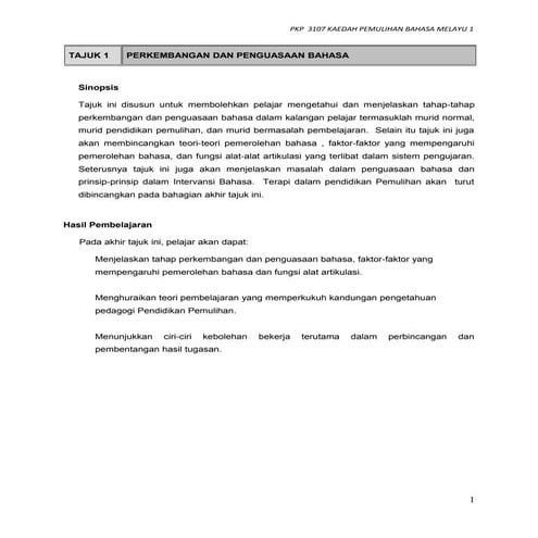 Modul PPG PKP3107 - 01 kulit modul | DOC