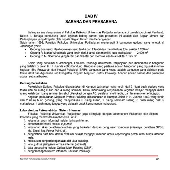 08 bab iv sarana dan prasarana | DOC