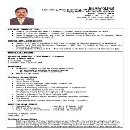 Revised CV - Updated | DOCX