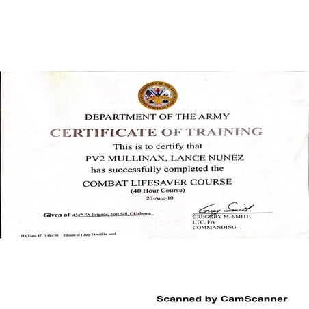 Combat Lifesaver | PDF