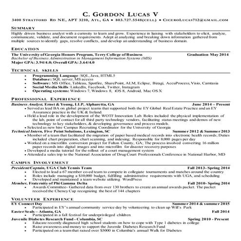 C. Gordon Lucas V resume (updated) | PDF