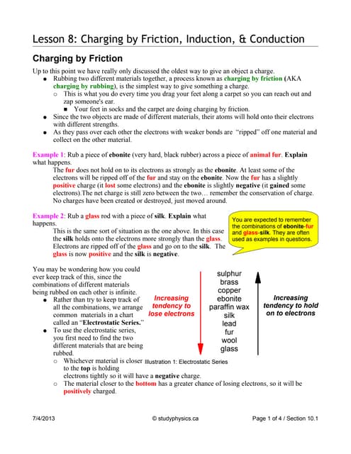Electrostatics -1 | PPTX
