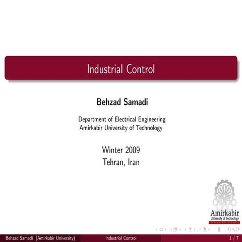 Industrial Control Systems - Chemical Systems | PPT