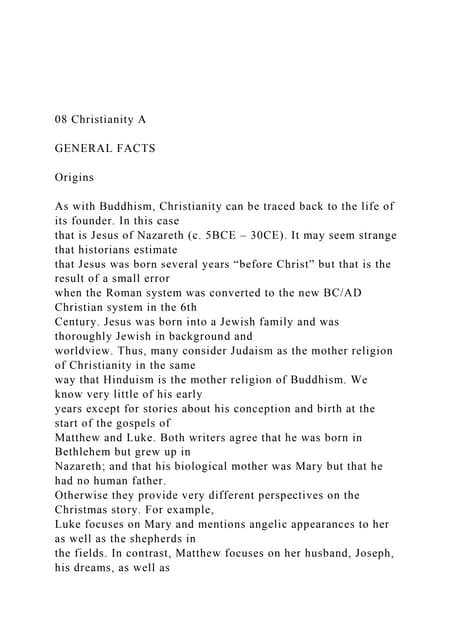 Christianity | PPTX