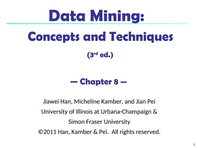 Basic Concept of Classification - Data Mining | PPT Basic Concept of Classification - Data Mining | PPT