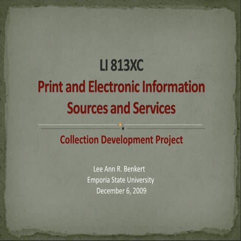 08 collection development | PDF