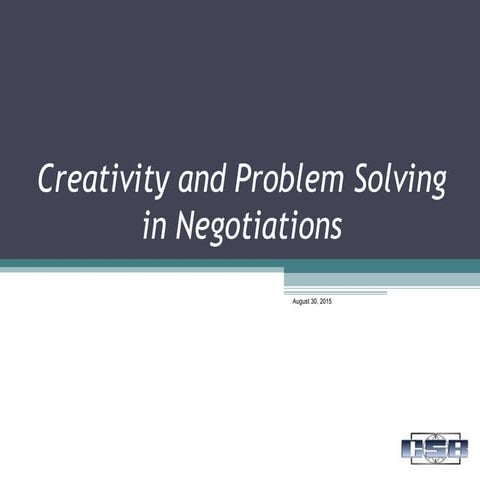 08 creativity problem solving | PPT