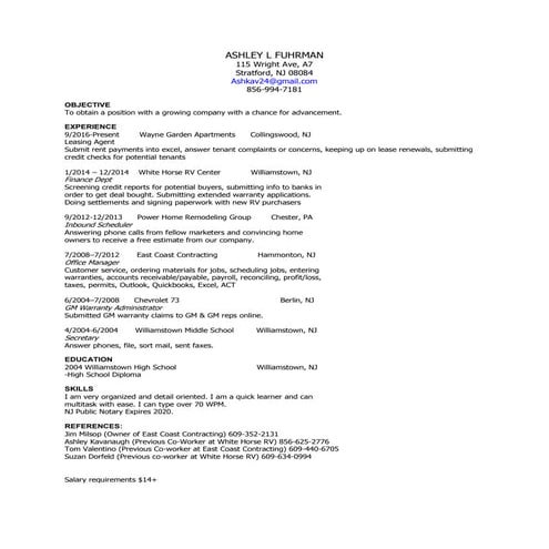 FuhrmanResume | PDF