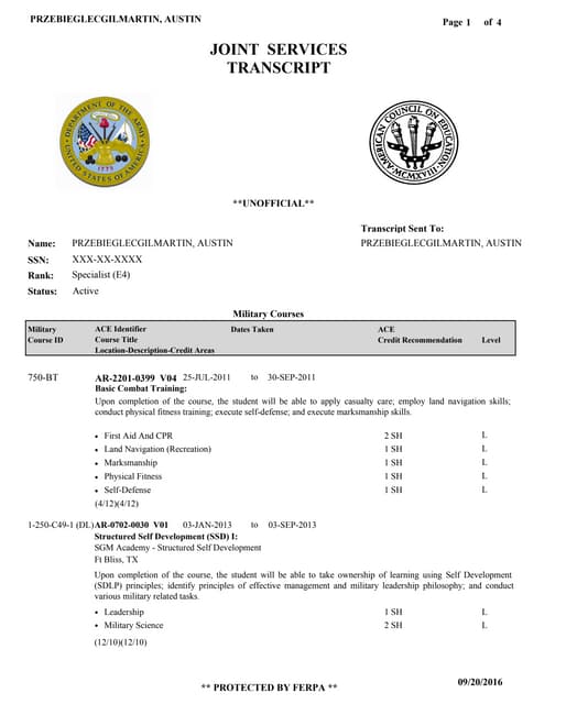 Soldier's Training Guide to the Officer Record Brief_02MAY12 | PDF