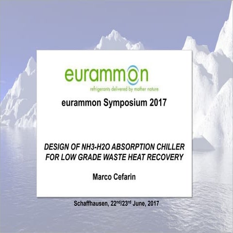 08 eurammon natural refrigeration award_2017_cefarin_f3 | PPT