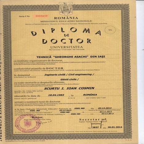 Diploma de doctor | PDF