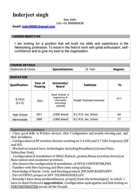 Resume | PDF