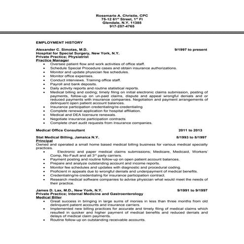 jackie resume update | DOC