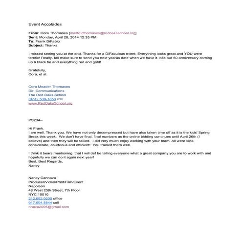 Event Accolades | PDF